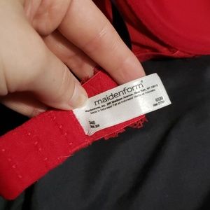 Maidenform | Intimates & Sleepwear | Red Maidenform Bra | Poshmark